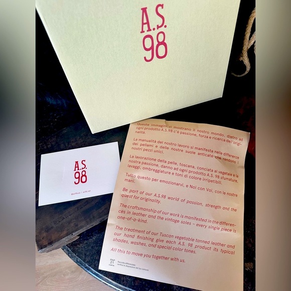 A.S.98 | Shoes | As98 All Leather Lace Up And Zip Handmade In Italy ...